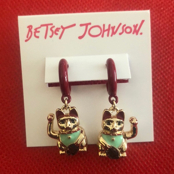 Betsey Johnson | Jewelry | Betsey Johnson Gold Tone Lucking Out Lucky ...